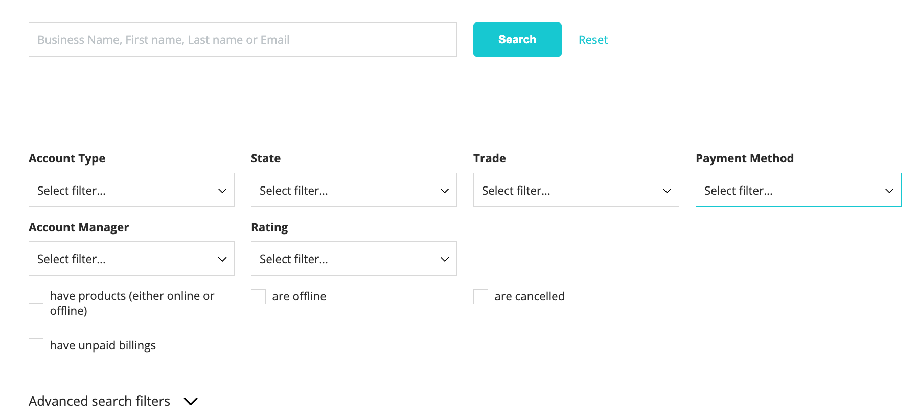 Manage seller accounts – Marketplacer